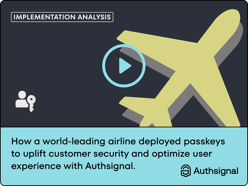 Authsignal - Drop-in passwordless authentication and passkeys.